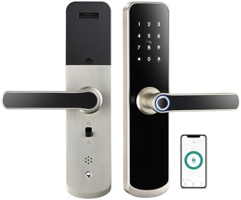 سعر UanTii Tuya WIFI Smart Door Lock Biometric Electronic Digital Smart ...