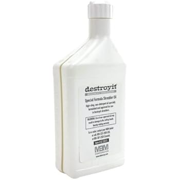 Amazon.com : MBM Destroyit Paper Shredder Oil (4 x 1 pint) - CED214 ...
