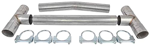 Mua JEGS Universal H-Pipe Kit | 3” O.D. | Aluminized 16-Gauge | Helps ...