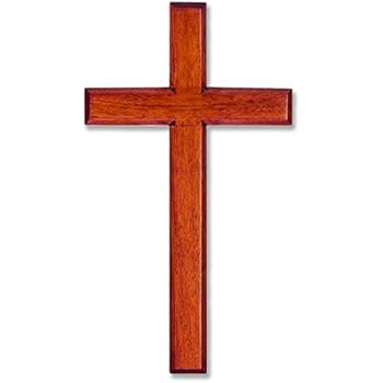 Amazon.com: Wooden Cross. Plain wood cross. Holy Land wood cross.Olive ...