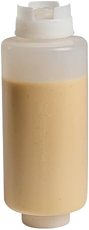 Restaurantware 32oz. FIFO Inverted Plastic Squeeze Bottle with Refill ...