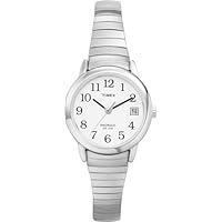 Amazon.com: Timex Women's Easy Reader 25mm Perfect Fit Watch – Silver ...