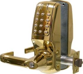 Buy Codelocks CL5210-BB-PB-IC Back To Back Heavy Duty Electronic Tubular Dead Latch Lock w ...