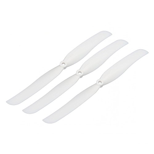 uxcell 3 Pcs 9 x 5 Inches 2-Vanes DC Motor Propeller White w Hole ...