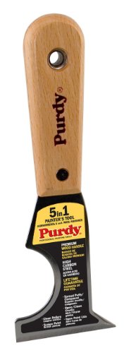 Surface Prep Tool Contractor 5-in-1 Painters Tool with Wood Handle ...