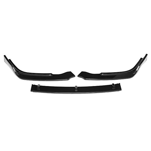 Oneuda Carbon Fiber Look Car Front Bumper Lip Splitter Body Kit Spoiler ...