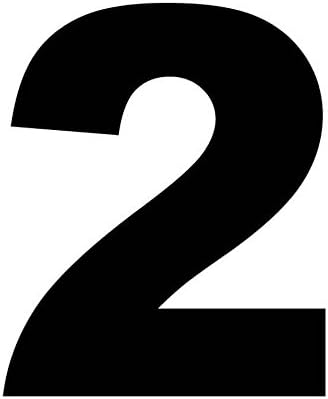 Pair Competition Numbers Arial Black Font 2 for Race and Rally MSA ...