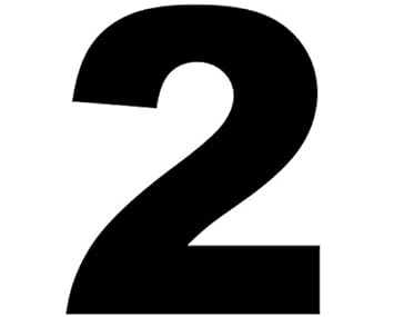 Pair Competition Numbers Arial Black Font 2 for Race and Rally MSA ...