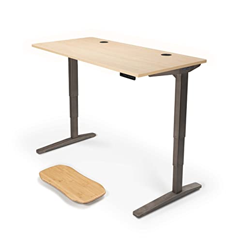 UPLIFT Desk Maple Laminate (60 x 30 inch) Standing Desk 2-Leg V2 ...