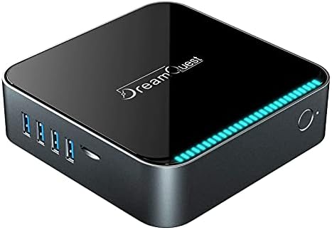 4K Mini PC 8GB RAM 128GB EMMC Windows 10 Pro, Intel Celeron J3455 ...