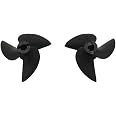 Amazon.com: FLMLF Rc Boat Propeller 3 Blades Nylon Positive Reverse ...