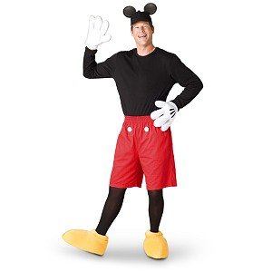 Amazon.com: Disney Store Mickey Mouse Costume for Adults Men Size Small ...