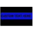 Amazon.com: Reflective Thin Blue Line Decal Sticker Custom : Sports ...