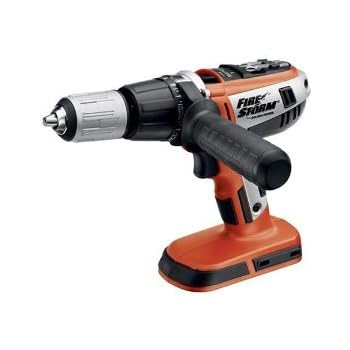 Black & Decker FireStorm 18 Volt FSX18HD Cordless Hammer Drill (Bare ...