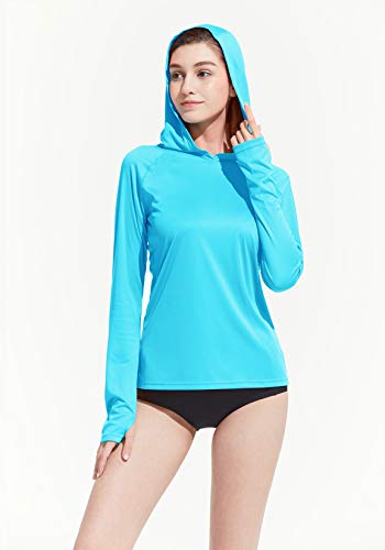 TSLA Women's UPF 50+ Long Sleeve Rash Guard Swim Shirts, UV Protection Sun Shirts, Regular-Fit ...