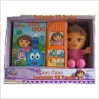Dora the Explorer: Choo Choo Play-a-Sound Book and Cuddly Dora: Amazon ...