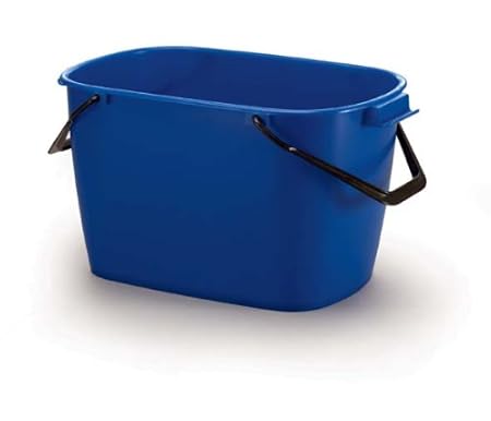 Durable Rectangular Bucket with 2 Handles 28 Litre - Blue: Amazon.co.uk ...