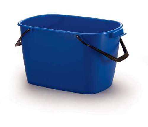 Durable Rectangular Bucket with 2 Handles 28 Litre - Blue: Amazon.co.uk ...