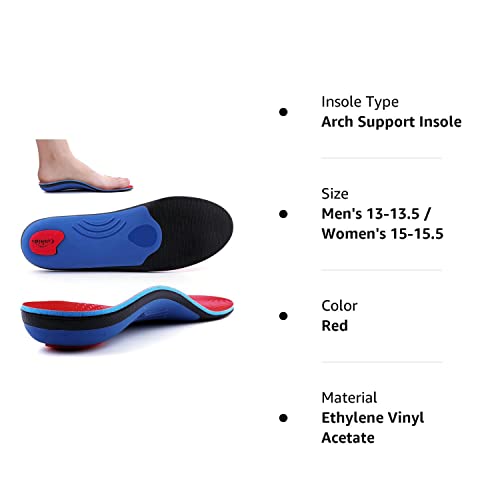 Walkomfy Heavy Duty Support Pain Relief Orthotics - 210+ lbs Plantar ...
