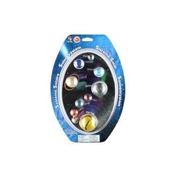 Amazon.com: Play Visions Solar System Mega Marbles Set - 10 Marbles ...
