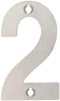 Stainless Steel Number ‘2’ 75mm by Zoo Hardware – BigaMart