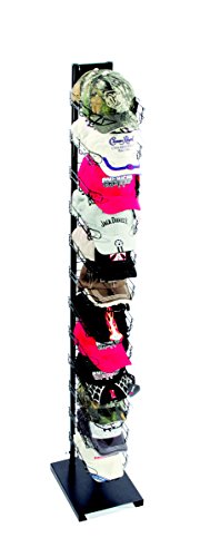 Wire Baseball Cap Display Rack, 12 Tier | Pricepulse