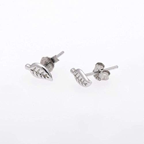 Amazon.com: Antiqued 925 Sterling Silver Small Tree Leaf Earring Studs ...