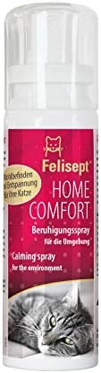 Felisept Home Comfort Cat Calming Spray 100ml - With natural catnip ...