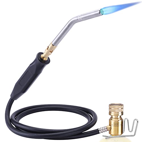 TAUSOM Propane Torch Kit with Hose 3.6Ft MAPP Gas Torch Fuel by MAPP ...