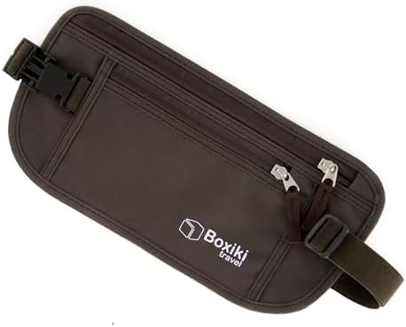 Boxiki Travel Hidden Passport Holder for Men & Women - RFID Blocking ...