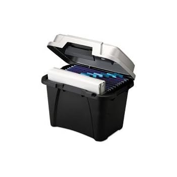 Amazon.com : Rubbermaid 77822 Roughneck Portable File Box with Extra ...