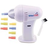 WAX VAC 2x1 Aspirador limpia oídos - con 16 fundas de silicona de ...