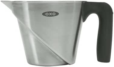 Amazon.com: Oxo Good Grips Stainless Steel 2-Cup Angled Measuring Cup ...