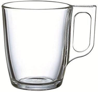 Luminarc 1 Nuevo Glass Mugs (25cl/8.25oz): Amazon.co.uk: Kitchen & Home