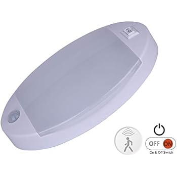 Amazon.com: Facon Fashion Oval LED Pancake Dome Light Sensor Puck Light ...