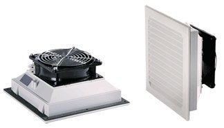 Hoffman SF0924414 IP54 Filter Fan, 24V, 9", RAL 7035 Color: Amazon.com ...