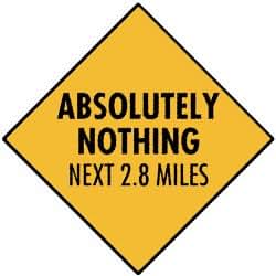 Amazon.com: Absolutely Nothing Aluminum Sign, 12 x 12: Home & Kitchen