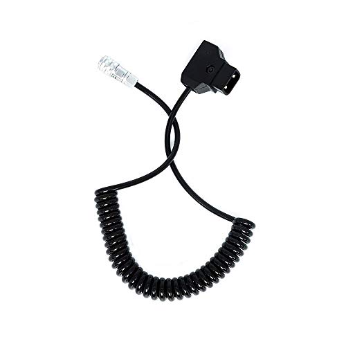 Coiled D-Tap to BMPCC 4K Power Cable P Tap 2-Pin Power Cable for ...