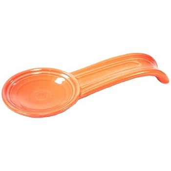 Amazon.com: Fiesta 8-Inch Spoon Rest, Tangerine: Fiestaware Spoon Rest ...