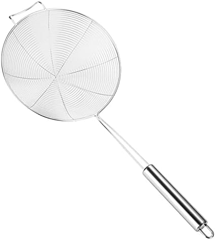 Stainless Steel Skimmer Spider Strainer, Wire Skimmer with Spiral Mesh ...