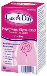 Lax-a-day PEG 3350 Laxative Sachets, 10 Count: Amazon.ca: Health ...