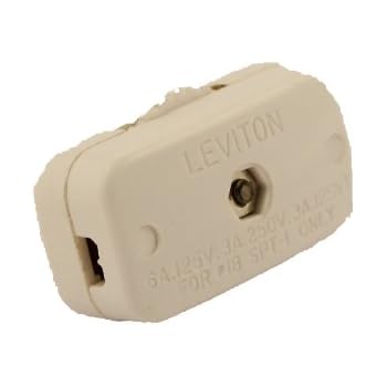 Leviton 90572 Rotary Switch, Single Pole On/Off; 6A-125VAC, 3A-250VAC ...