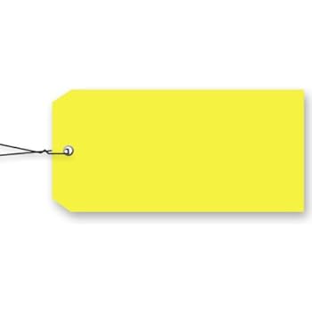 Amazon.com : Blank Vinyl Tags - #8 Size with Attached Wire (Yellow ...