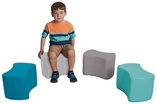 FDP SoftScape 10 inch Butterfly Modular Soft Foam Stool Set for ...