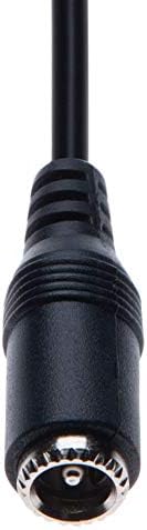 DC Power Extension Cable Female 2.1mm / 5.5mm Jack Pigtails Bare Plug ...