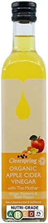 Clearspring Clear Spring Apple Cider Vinegar with Ginger/Turmerk/Pepper ...