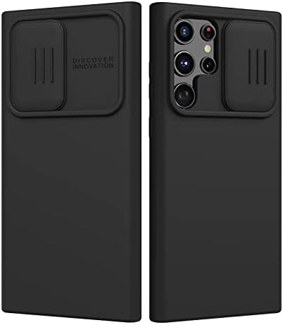 سعر Compatible with Samsung Galaxy S23 Ultra Case with Slide Camera Cover, Aookay Silky Liquid ...