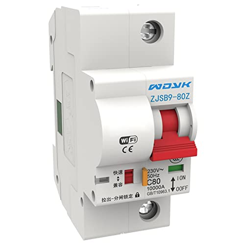EMVANV Miniature Circuit Breaker, WiFi Smart Circuit Breaker with Power ...