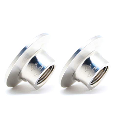 QiiMii Sanitary Tri clamp 50.5mm to NPT Female Thread Adaptor SS304 Tri ...