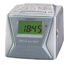 Sony ICF-C153L Cube Clock Radio - Silver: Amazon.co.uk: TV